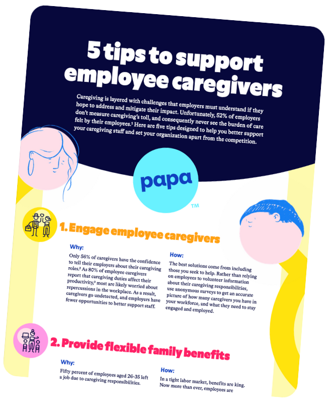 5 Tips to Support Employee Caregivers